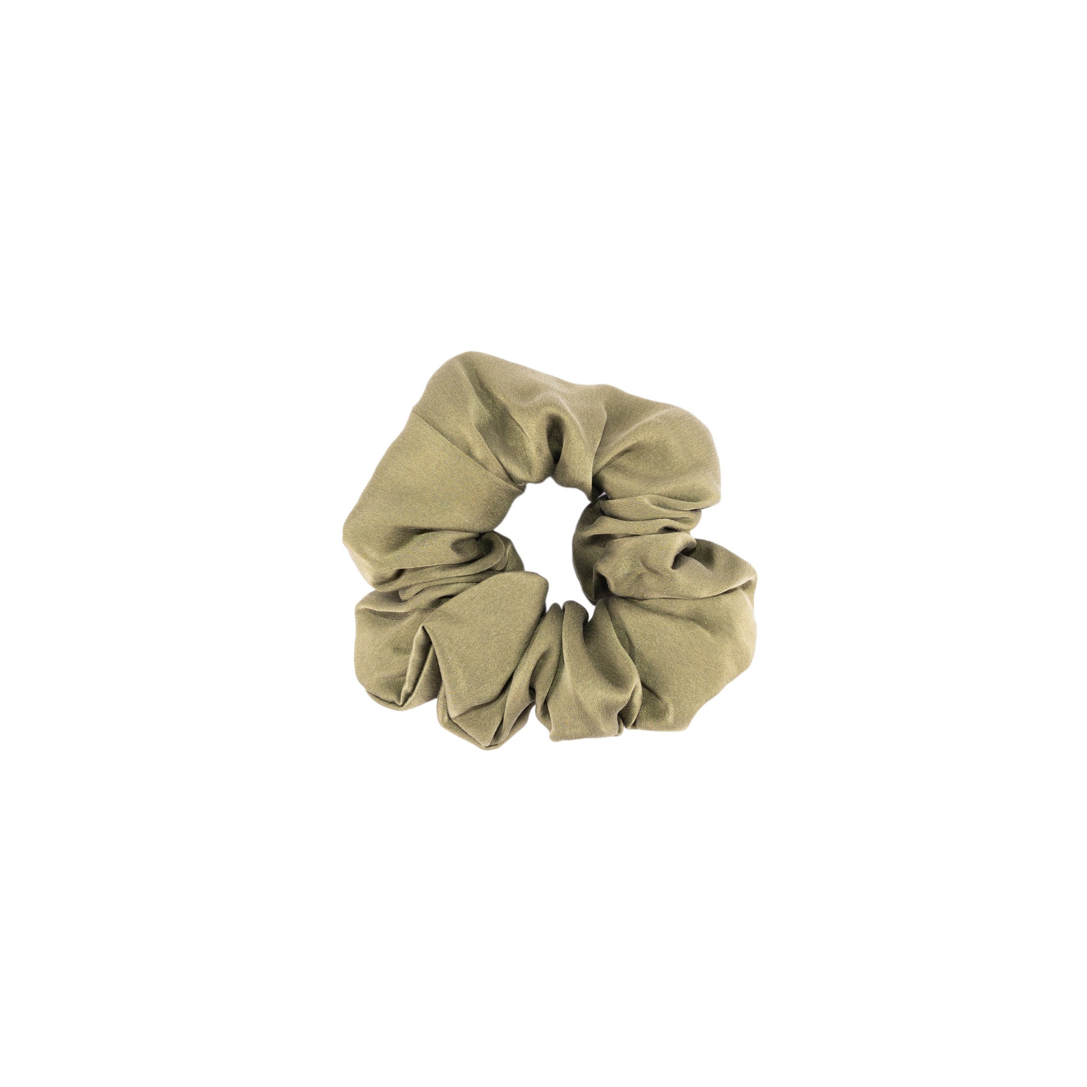 Silk Scrunchie Olive – Nonchalance Paris Bali